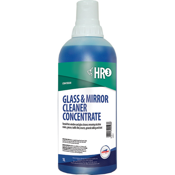 Arrow HR3 Glass & Mirror Cleaner Concentrate – 1ltr – Purcho