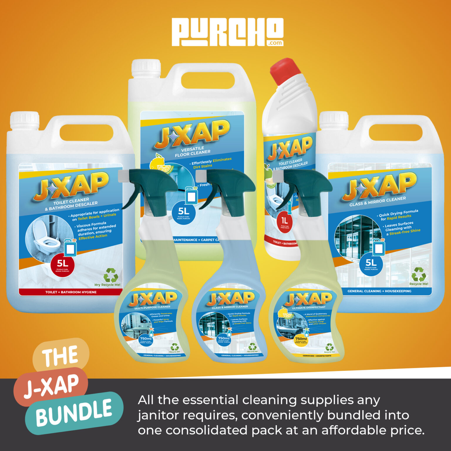 The J-XAP Bundle: Comprehensive Cleaning Solutions – Purcho